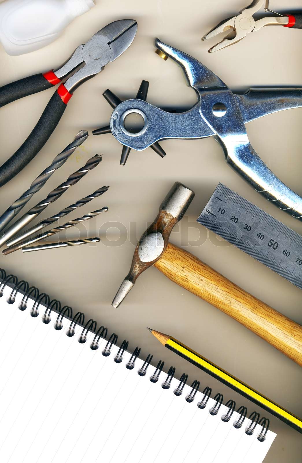 Background made of tools | Stock image | Colourbox