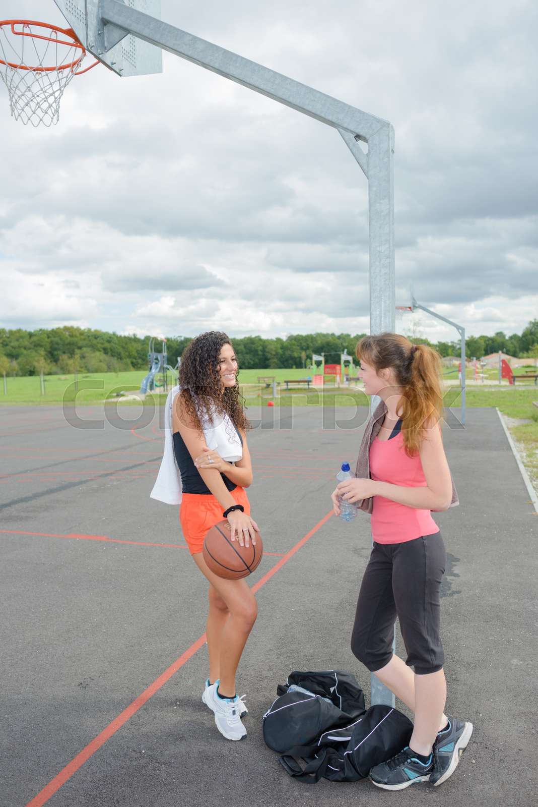 one on one basketball | Stock image | Colourbox