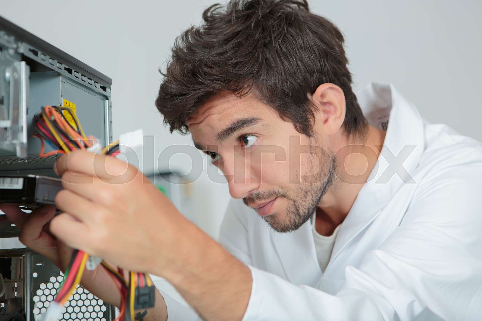 electronic equipment assembler | Stock image | Colourbox