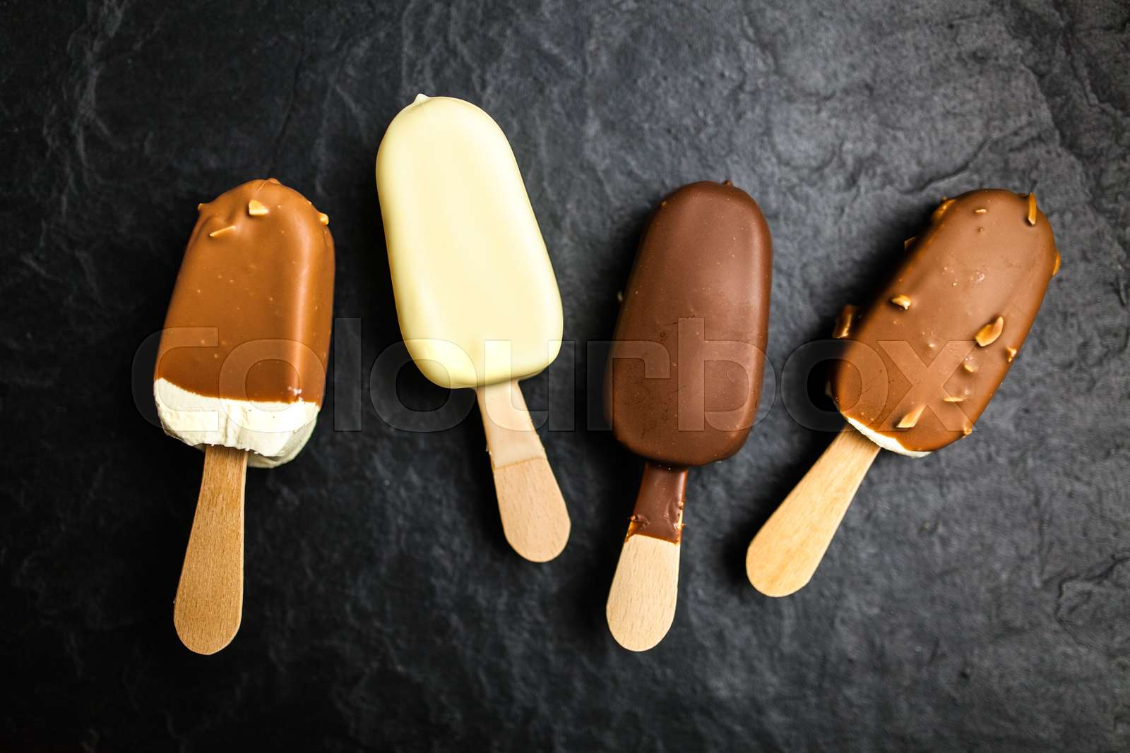 Ice cream on a stick | Stock image | Colourbox