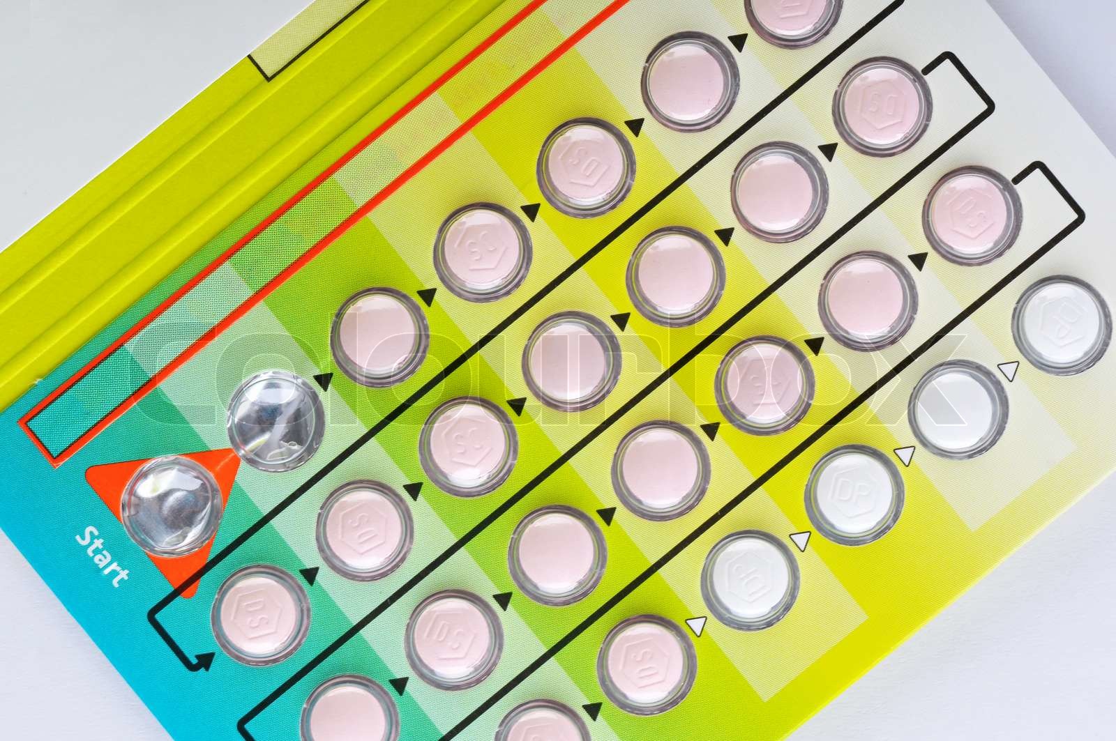 die Detail - Antibabypillen. | Stock Bild | Colourbox