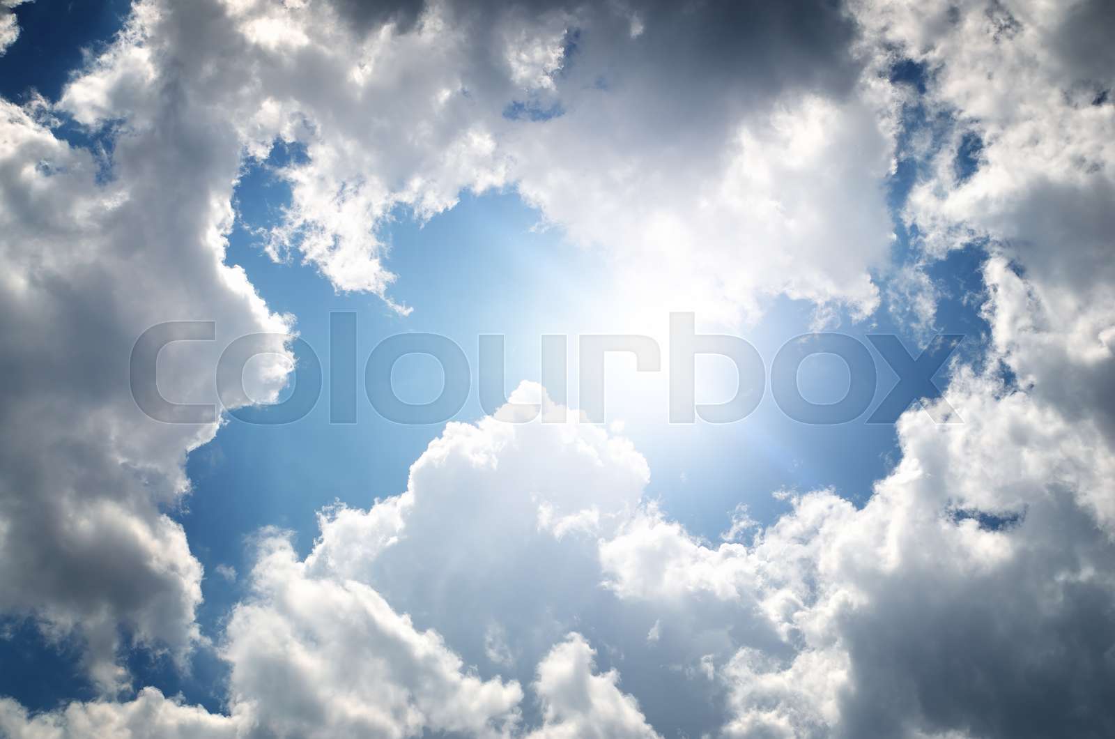 Deep blue sky | Stock image | Colourbox