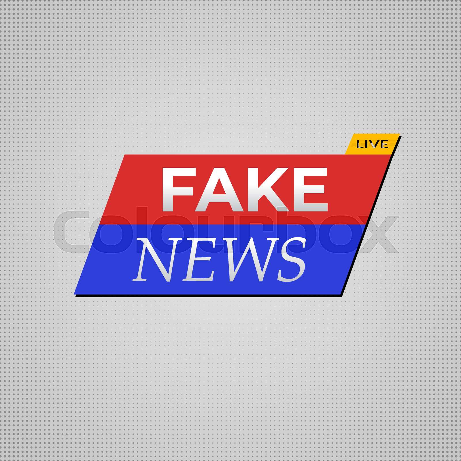 Fake news banner | Stock vector | Colourbox