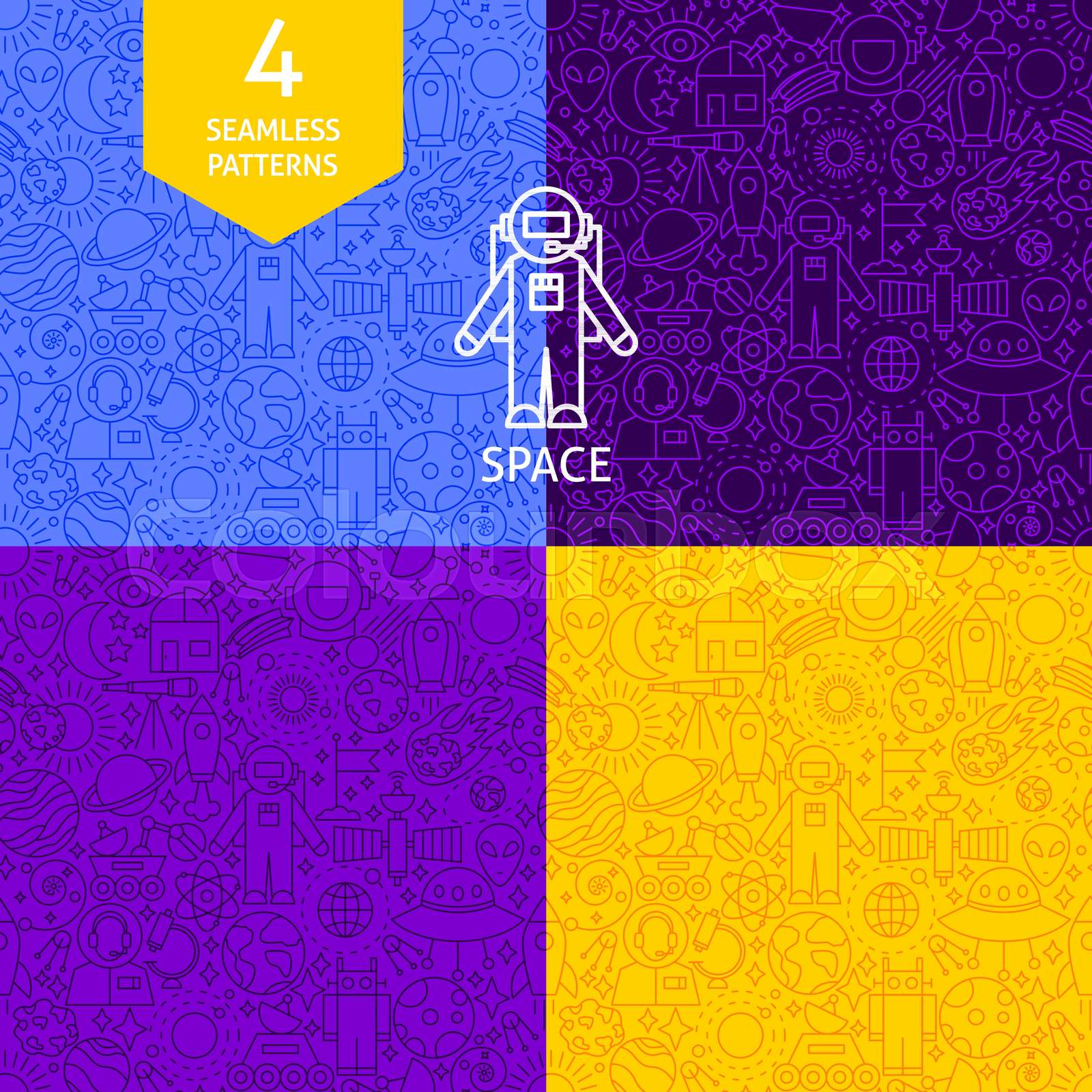 Line Space Patterns | Stock vector | Colourbox