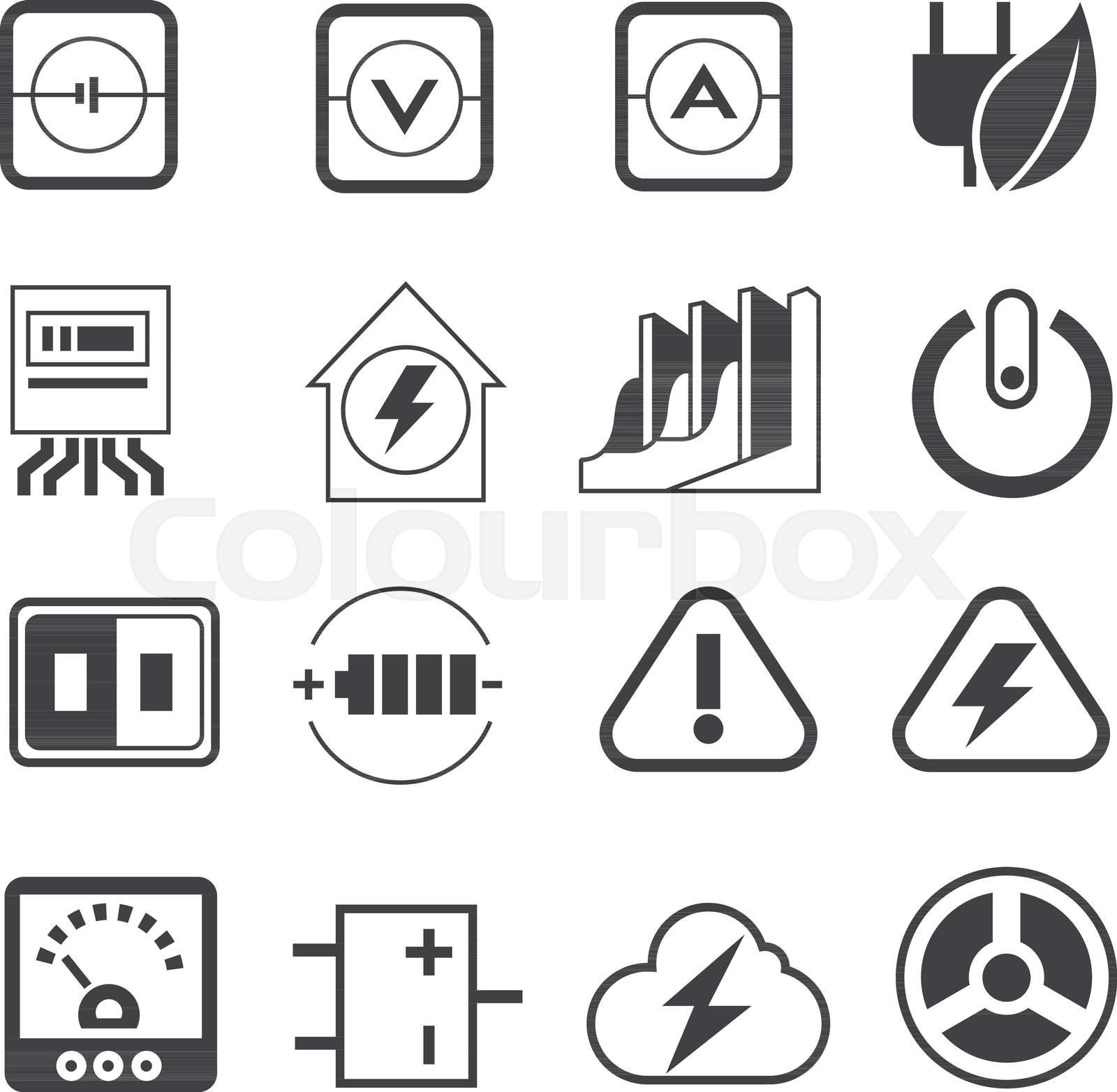 Electrical Vector Icons