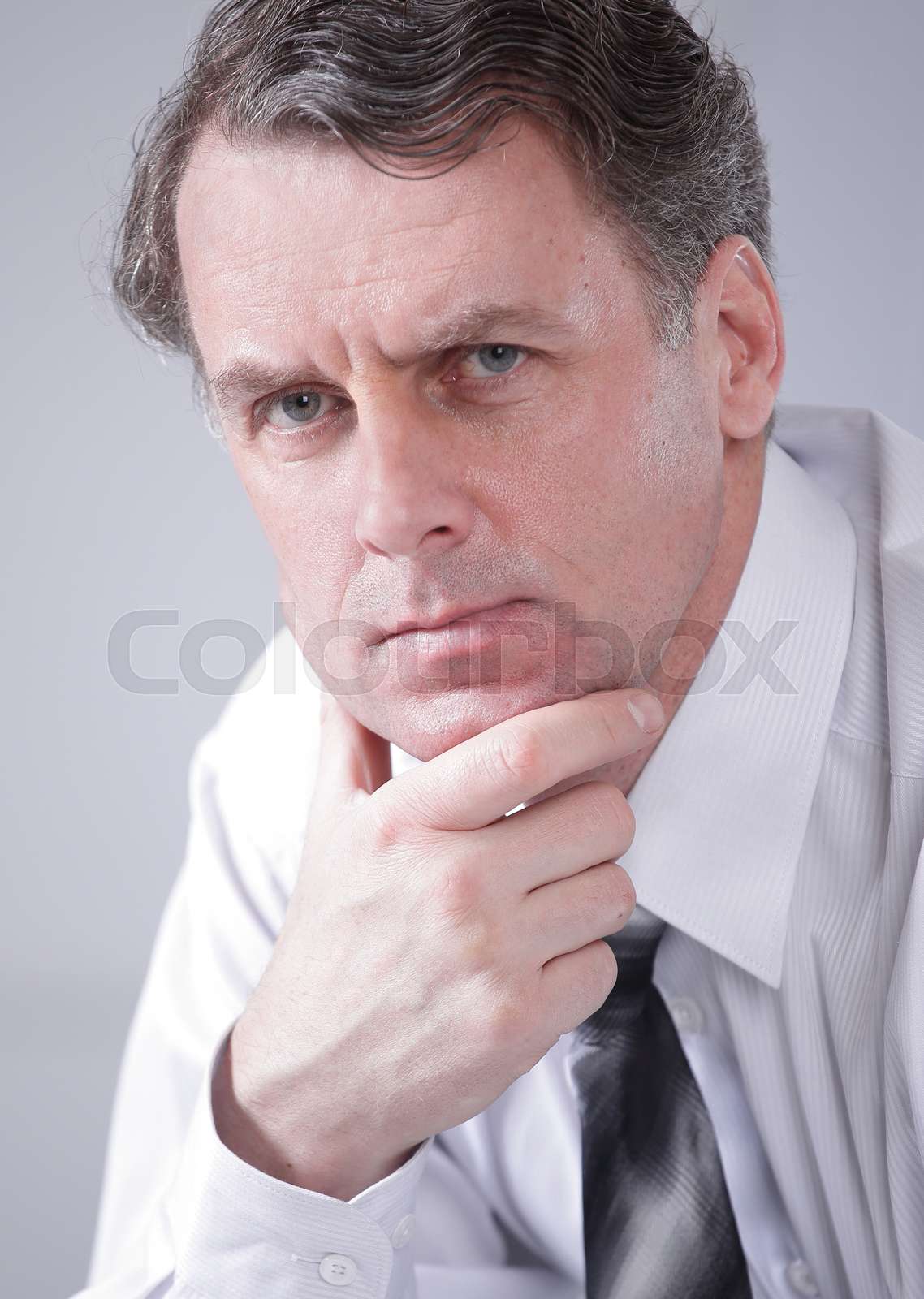 closeup. face , men doctor | Stock image | Colourbox