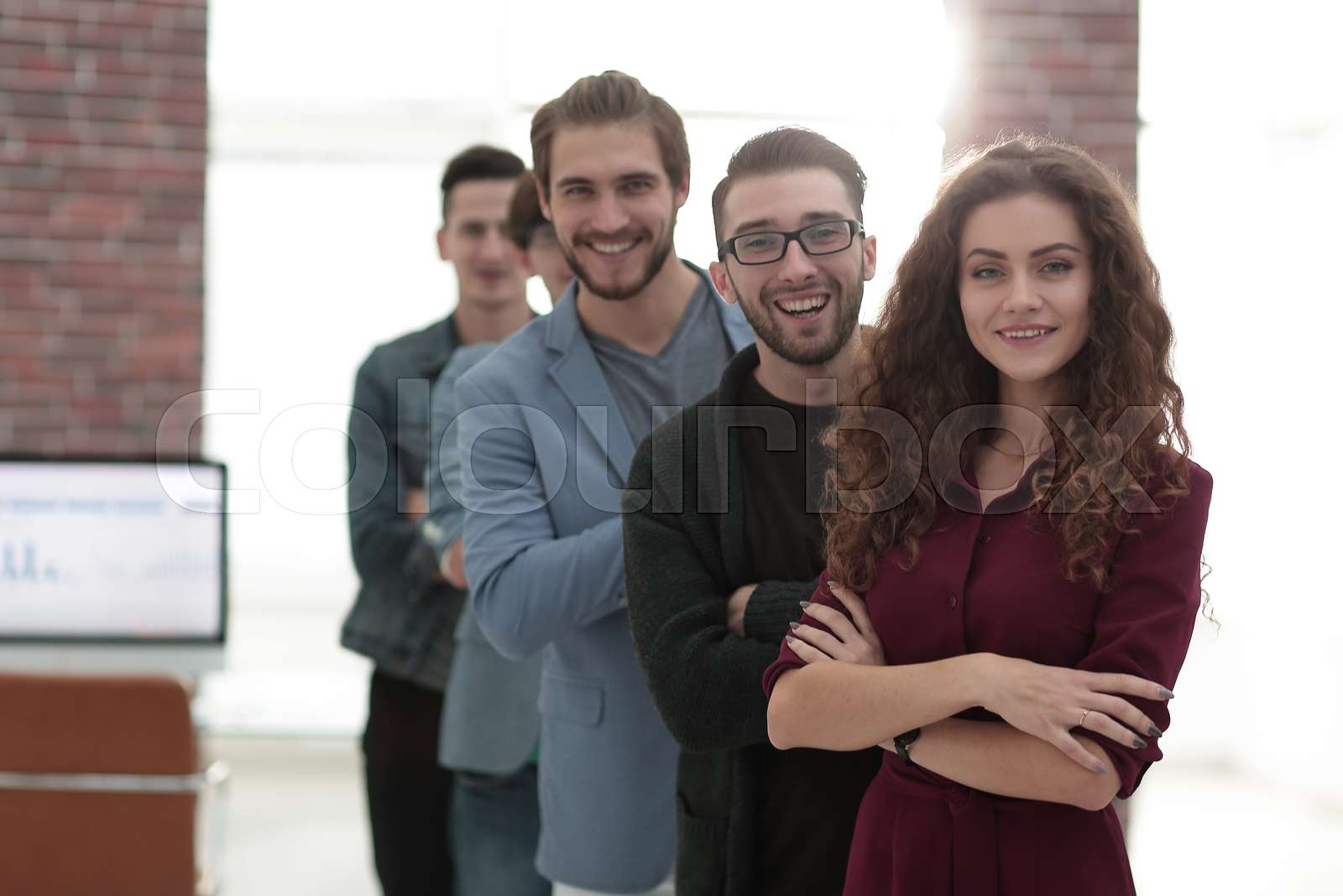 group of young creative people | Stock image | Colourbox