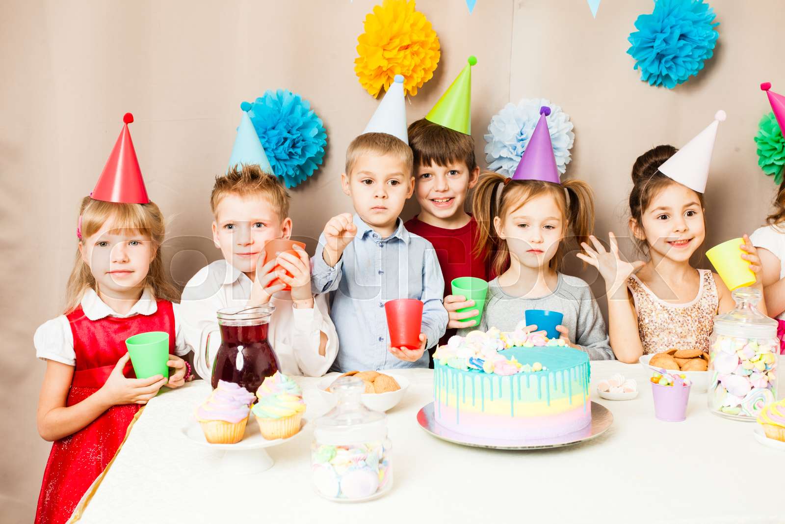Happy birthday party | Stock image | Colourbox