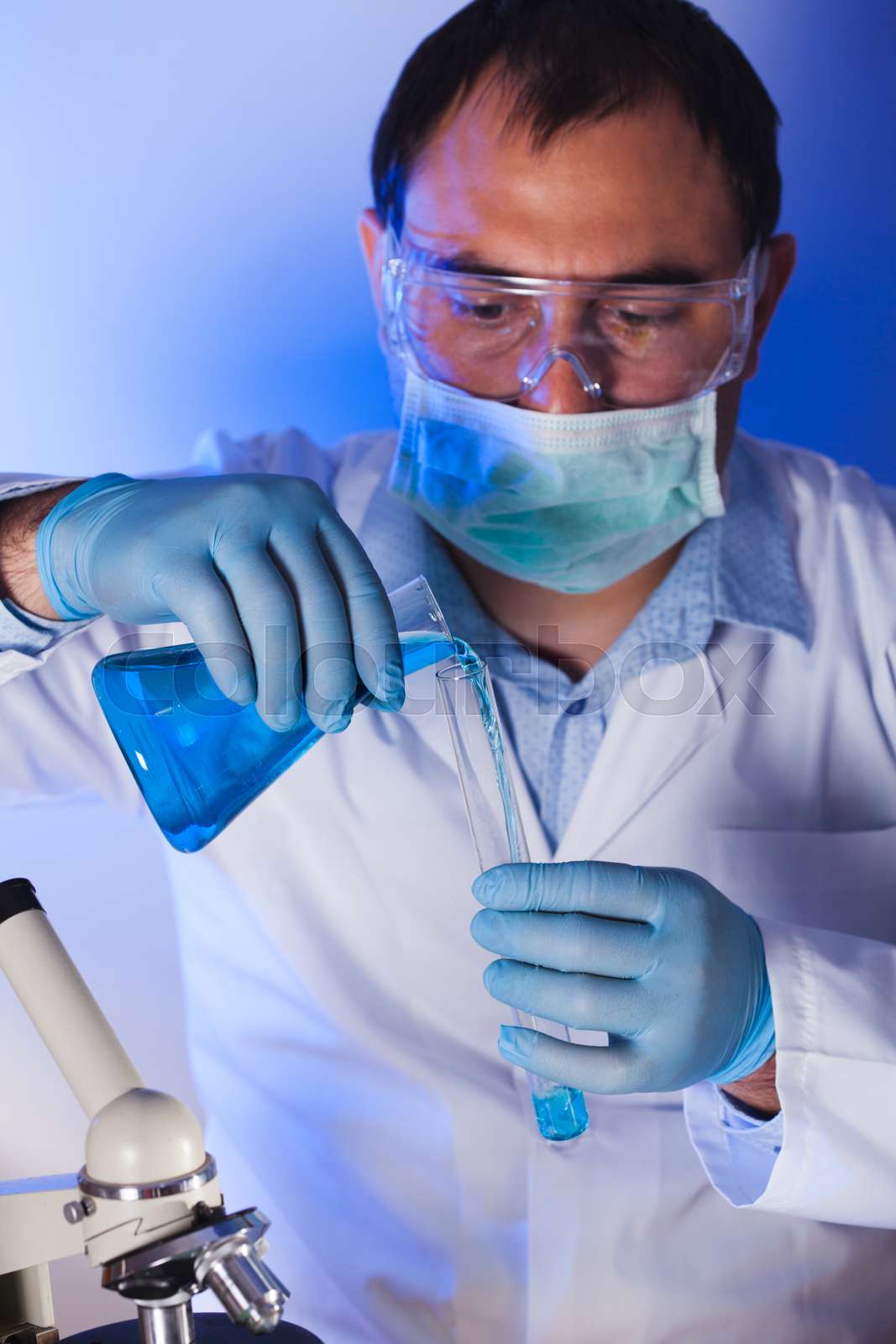 Scientist at the work | Stock image | Colourbox