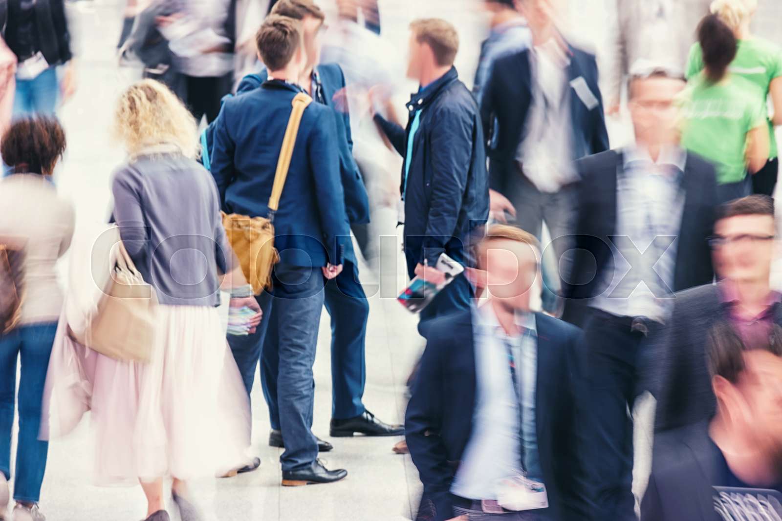 Crowd of anonymous people | Stock image | Colourbox