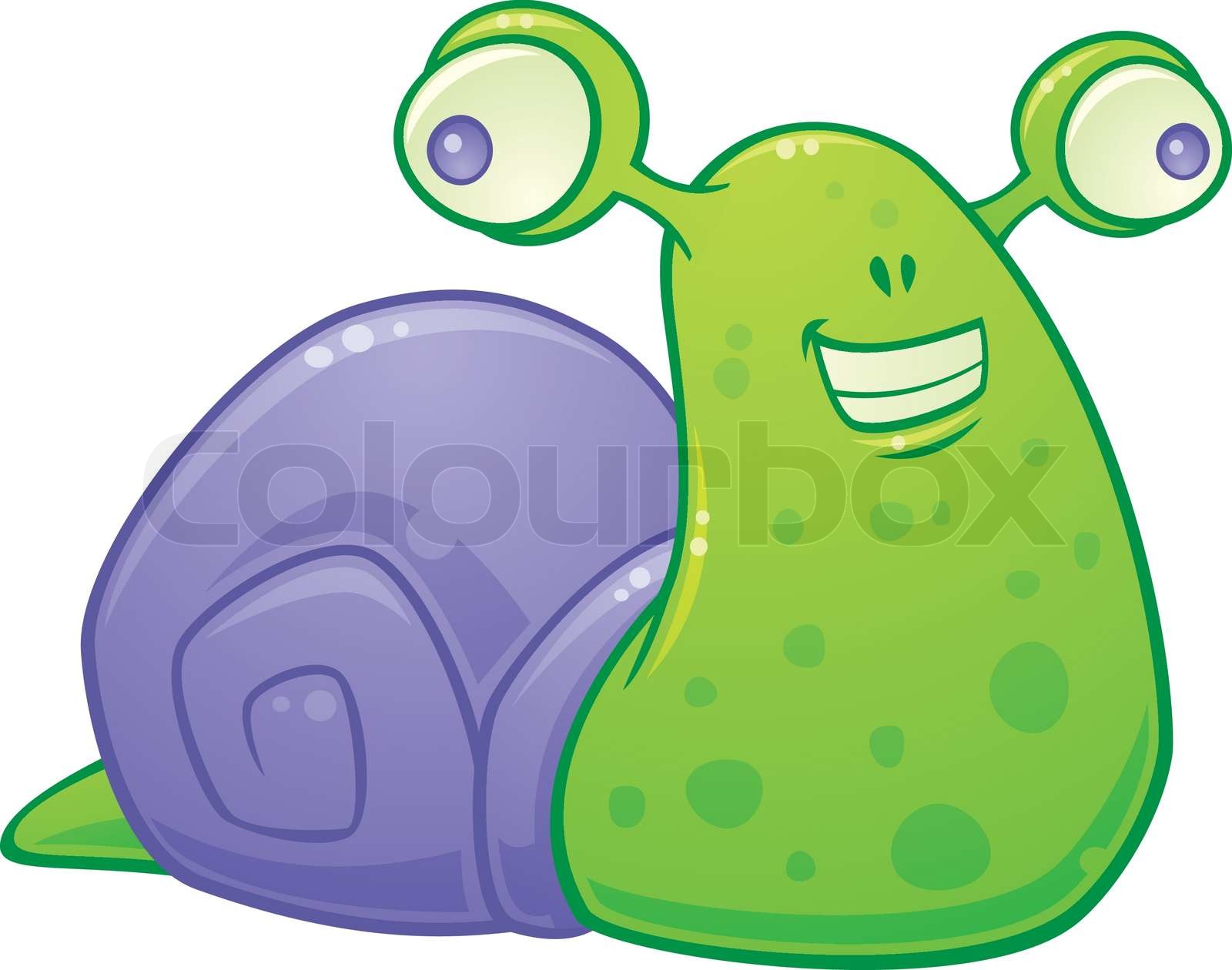 Snail Cartoon | Stock vector | Colourbox