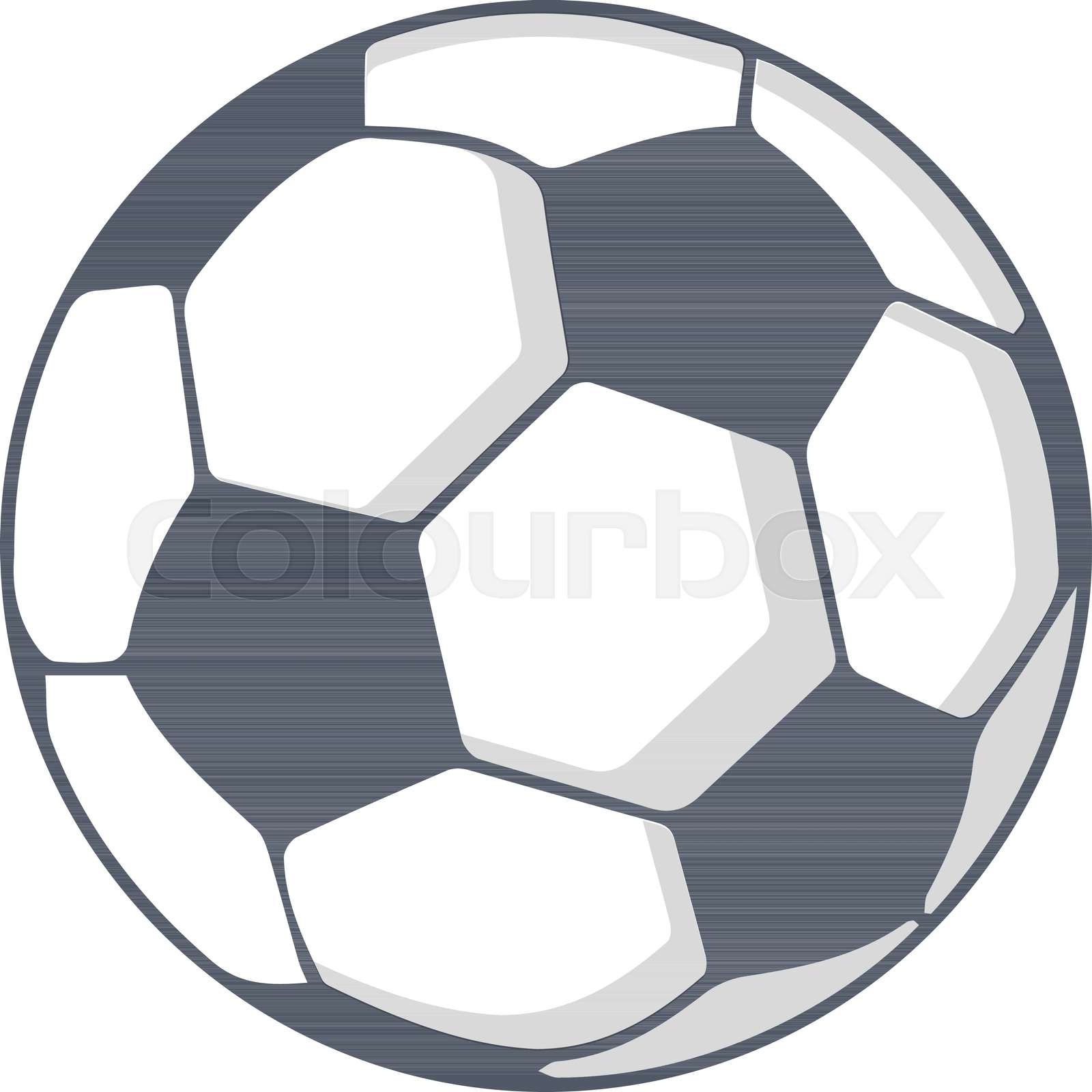 fodbold, bold, ikon | Stock vektor | Colourbox