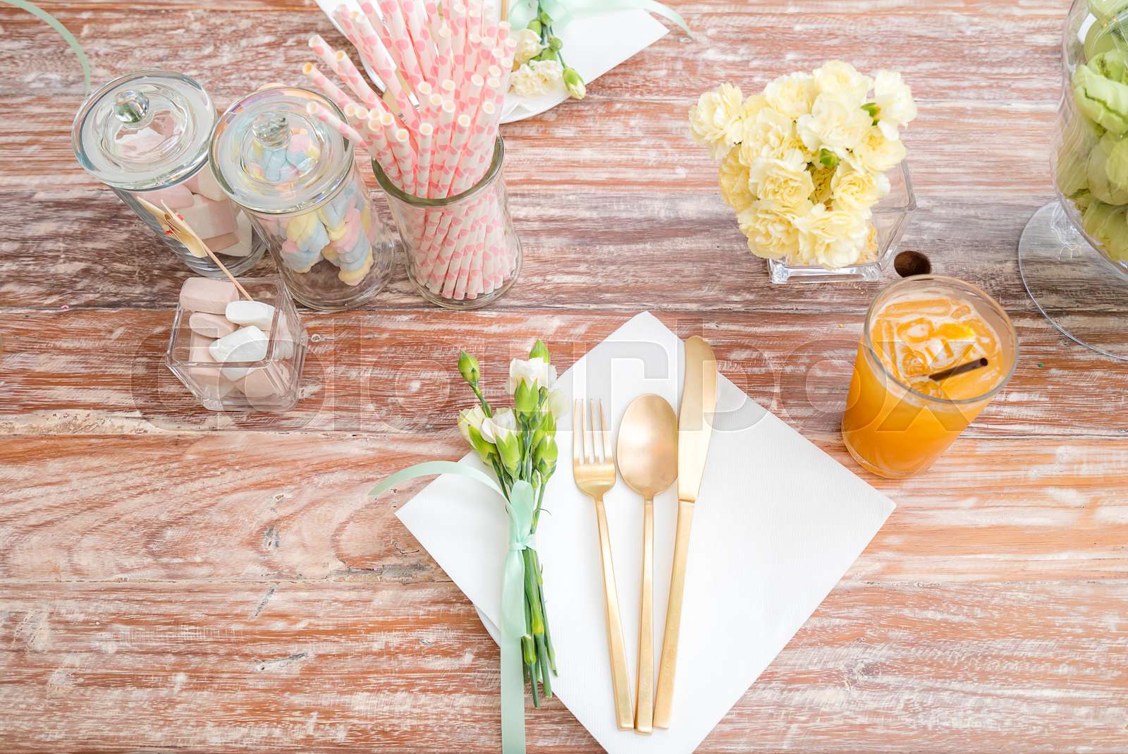 Party dining table | Stock image | Colourbox