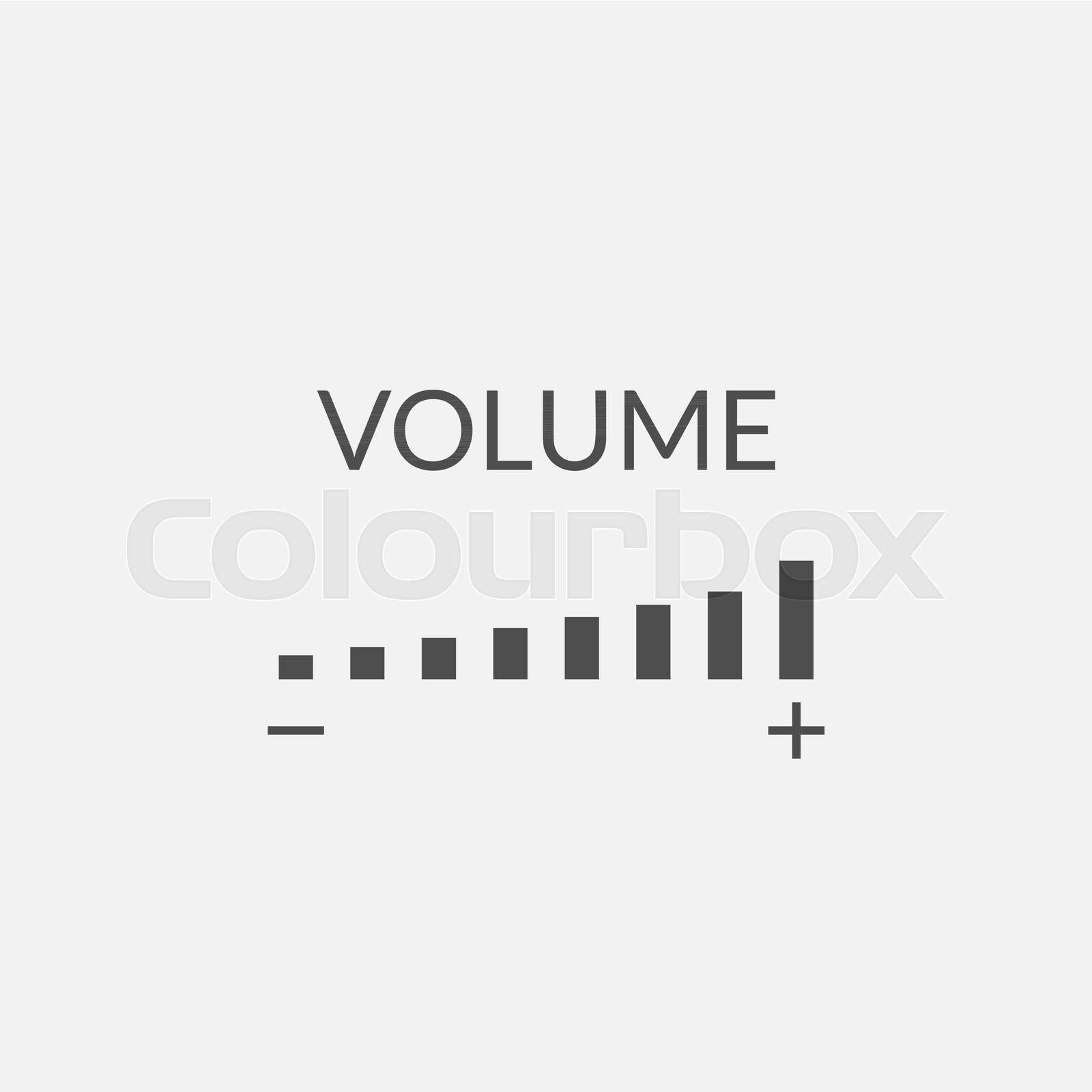 Simple volume icon | Stock vector | Colourbox
