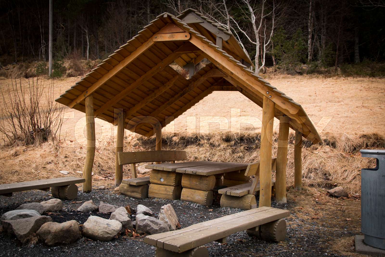 Wooden Shelter | Stock image | Colourbox