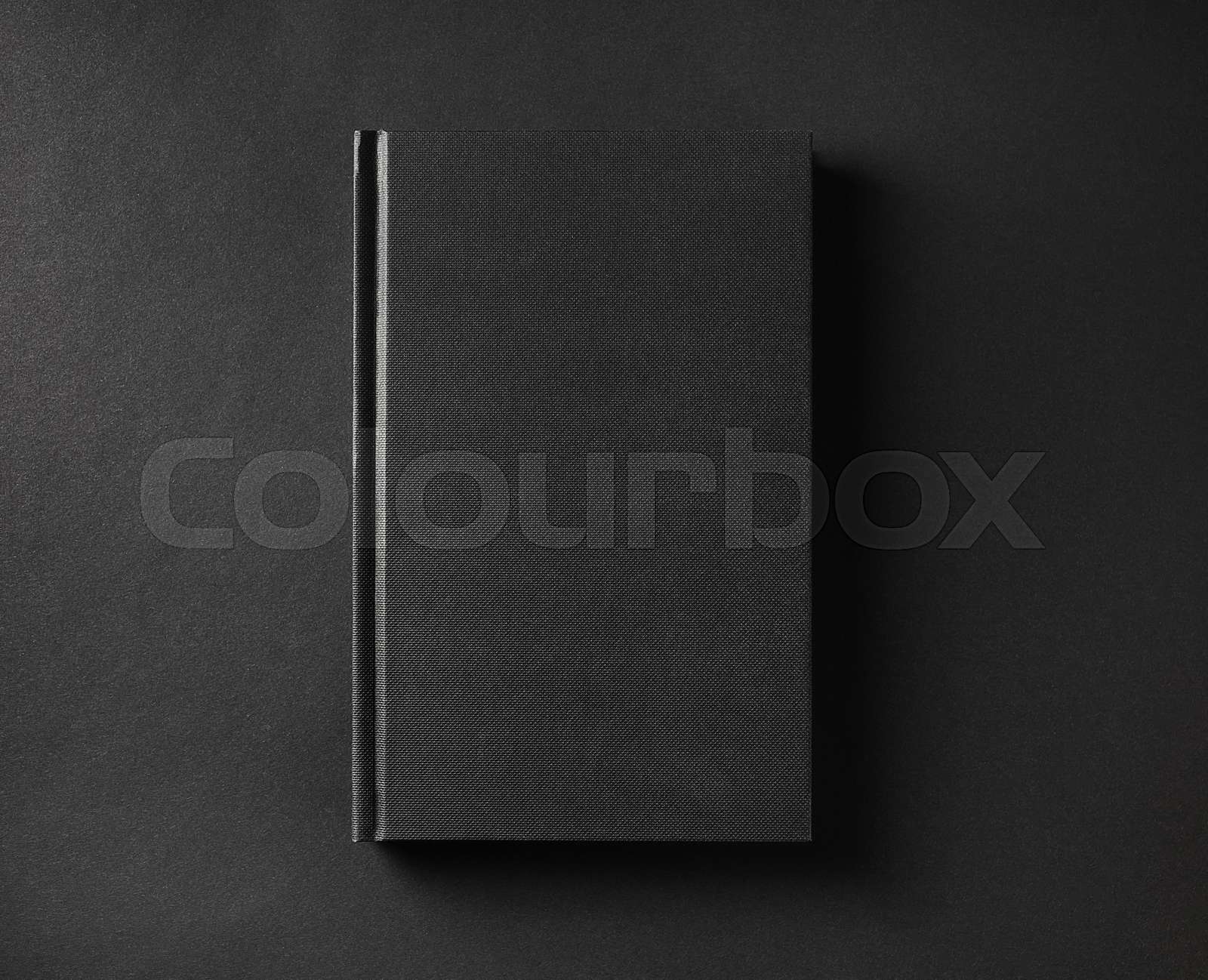 Blank black book | Stock image | Colourbox