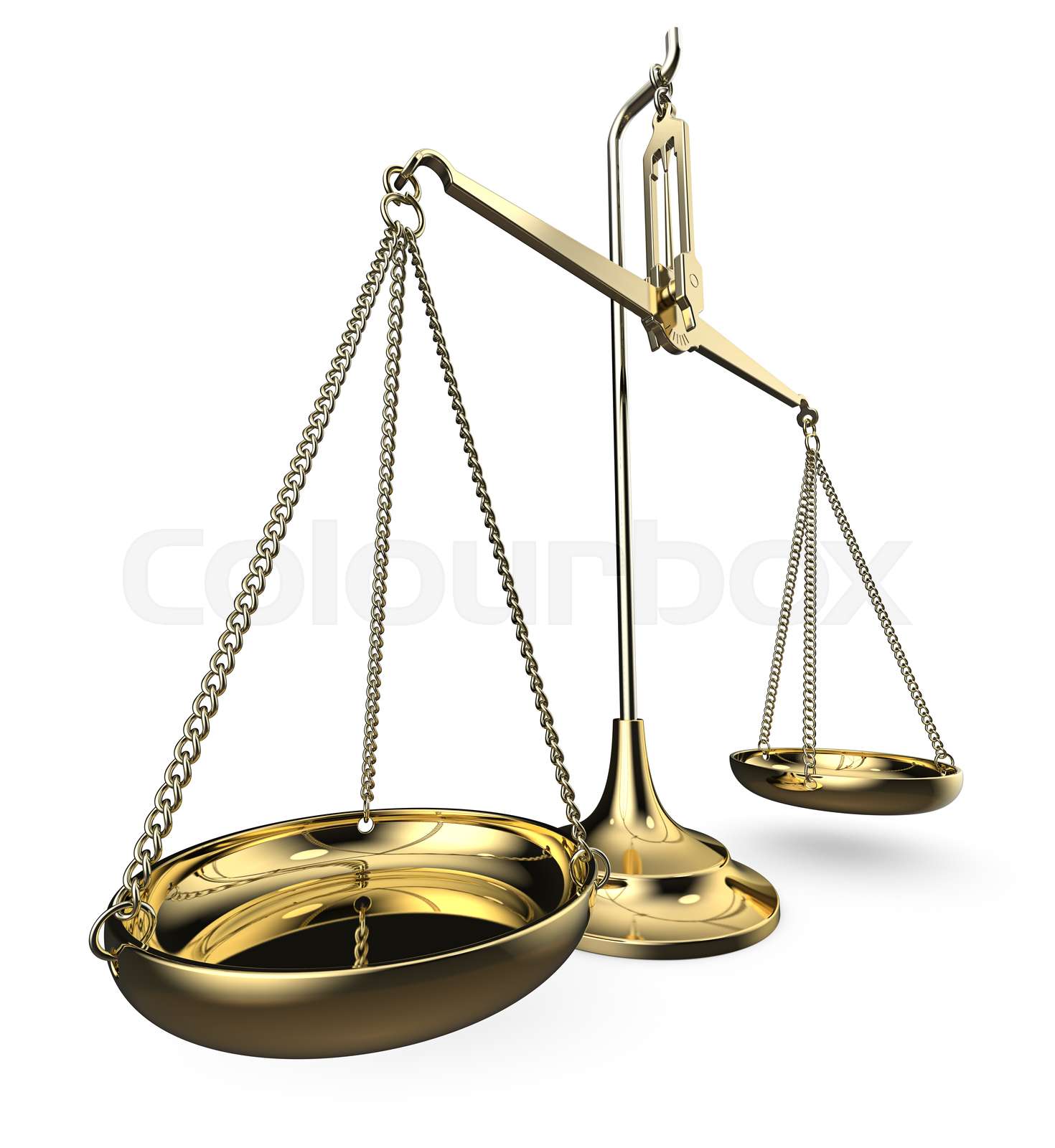 Scale of justice. | Stock image | Colourbox