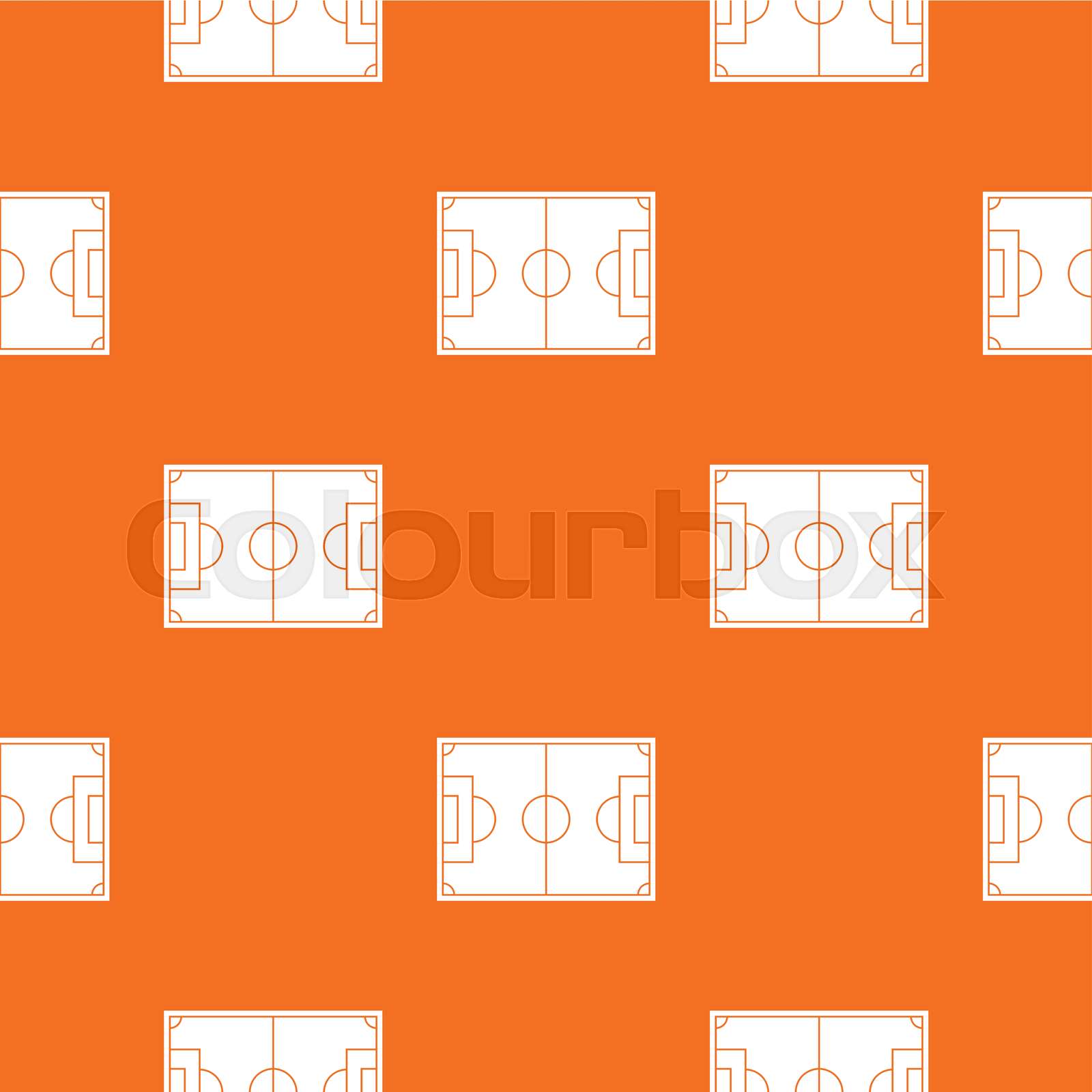 Soccer field pattern seamless | Stock vector | Colourbox