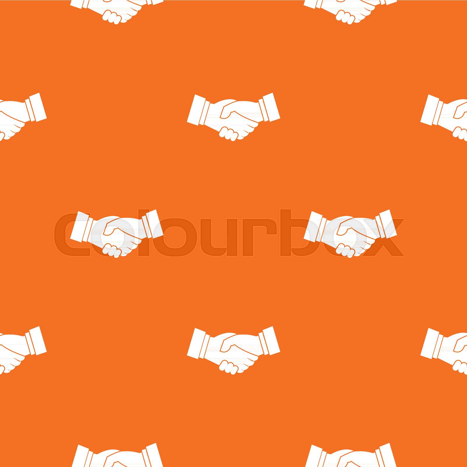 Handshake pattern seamless | Stock vector | Colourbox