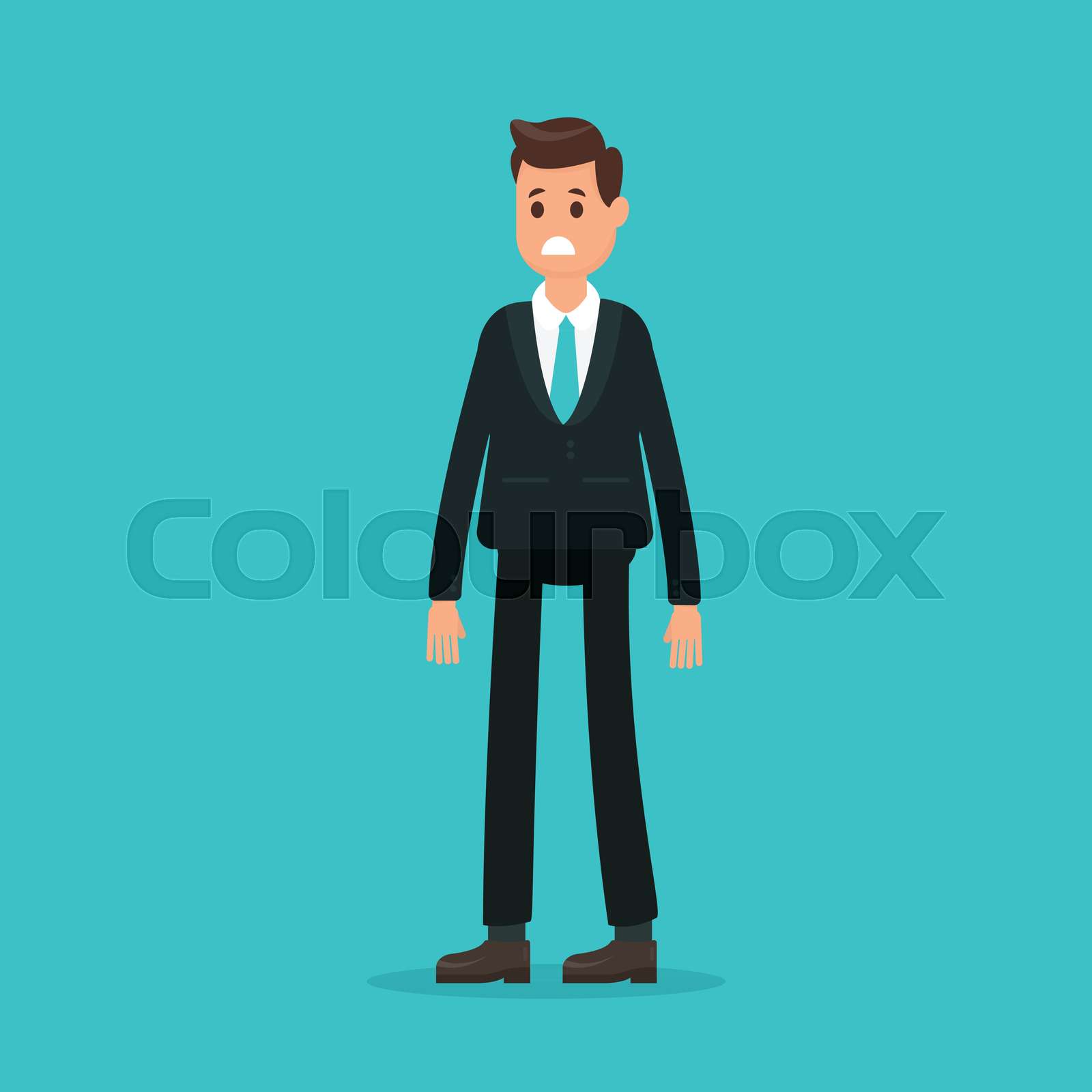 Businessman fail .vector | Stock vector | Colourbox