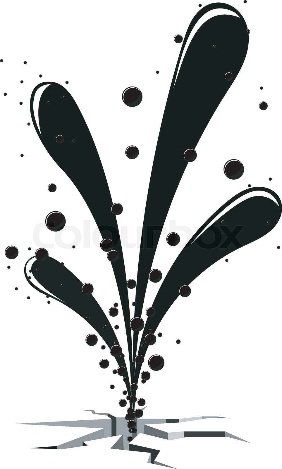 Gusher | Stock vector | Colourbox