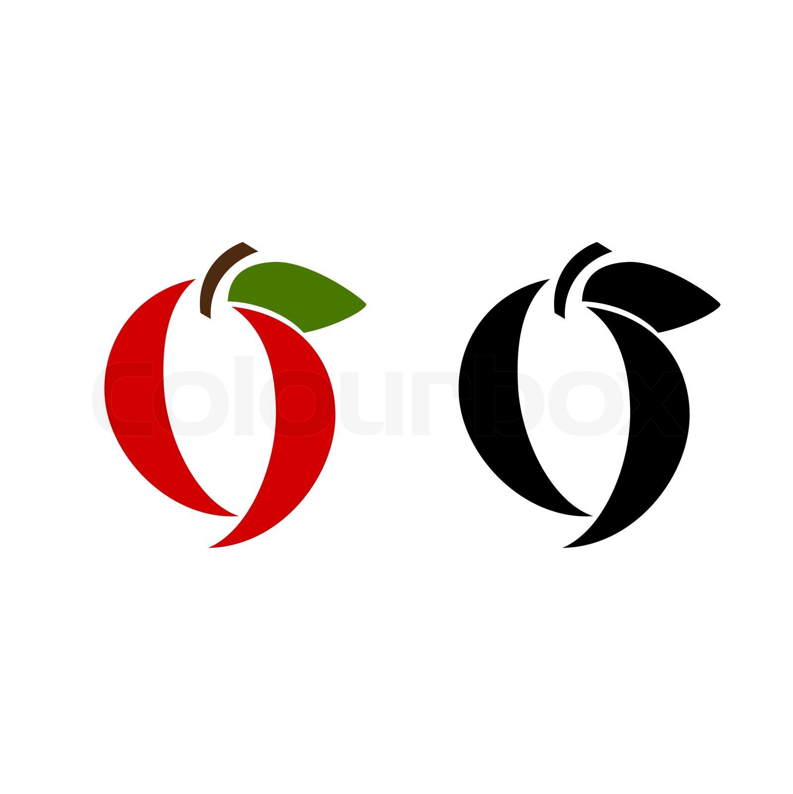 apple fruit designs | Stock vector | Colourbox