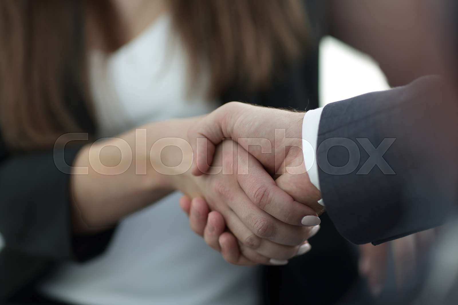 Business handshake ,congratulations or Partnership concept. | Stock ...