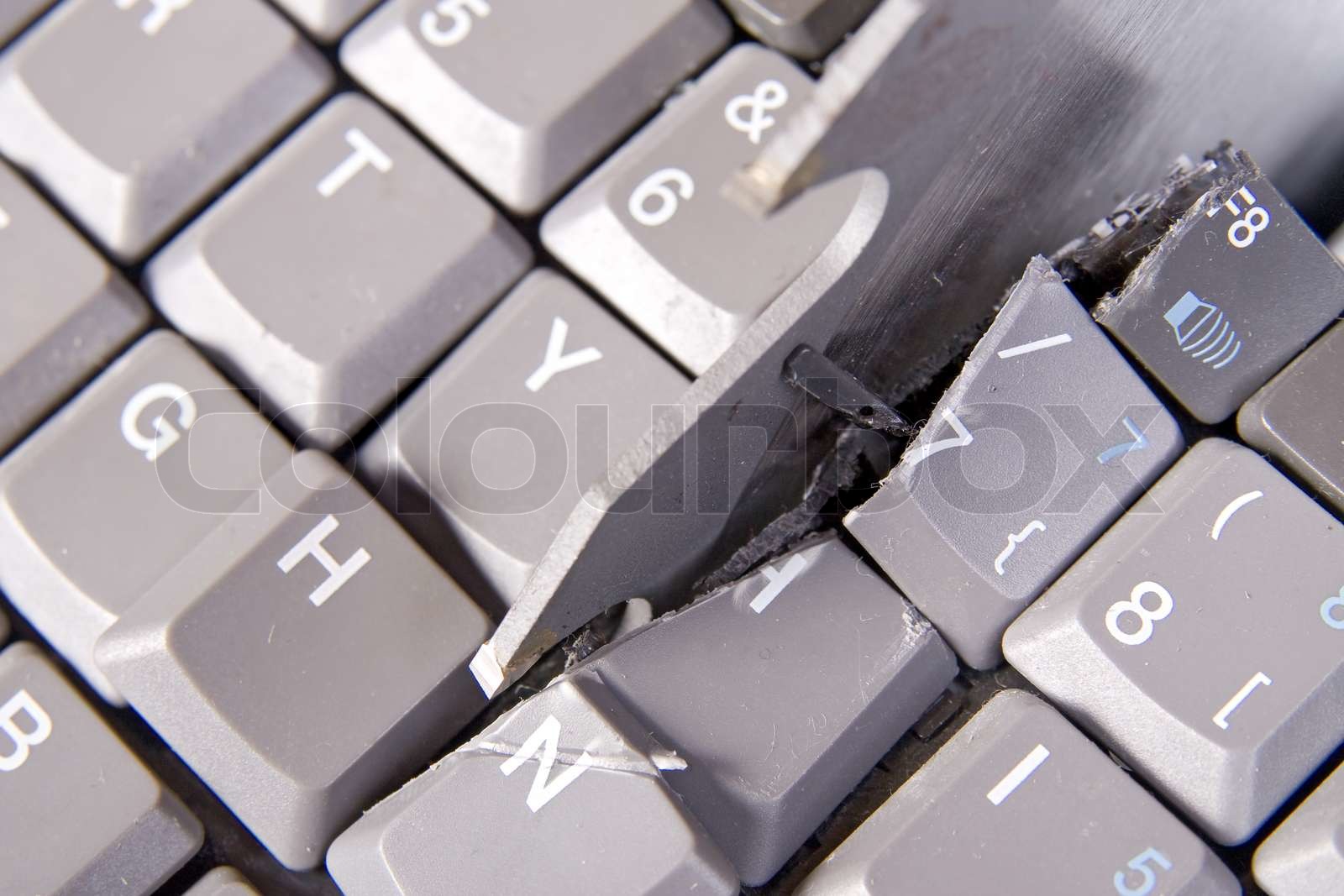 Cutting keyboard | Stock image | Colourbox