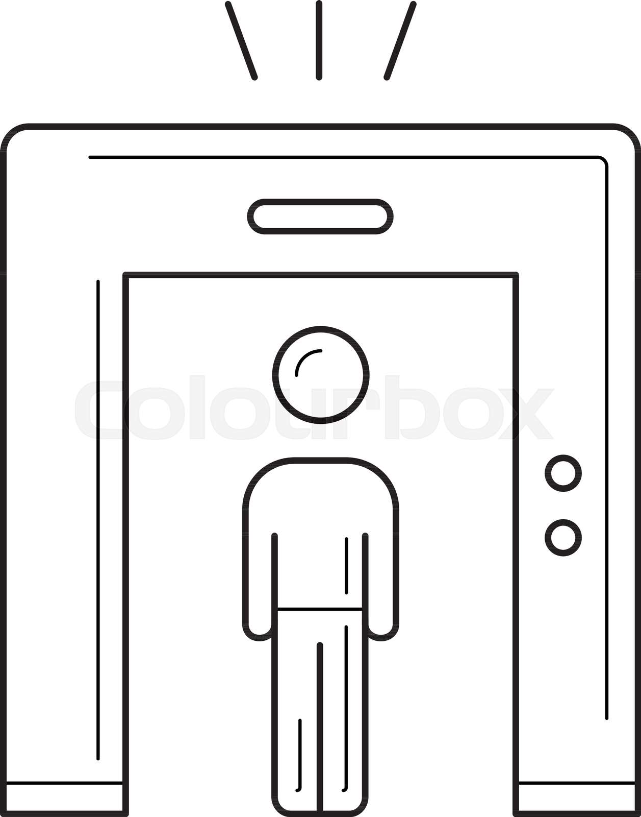 Airport Security Clip Art