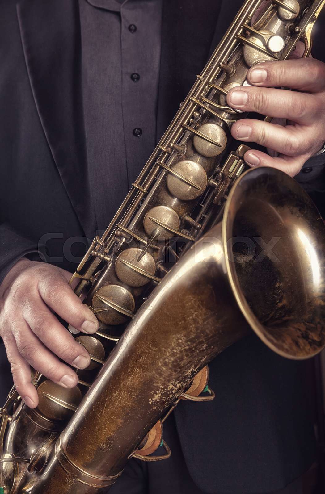 Saxophone | Stock image | Colourbox