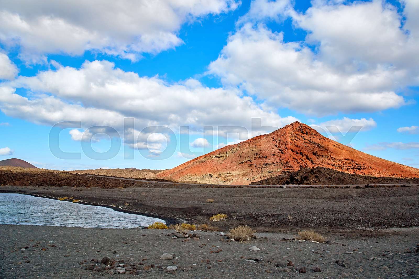 Beautiful landscape of Lanzarote Island | Stock image | Colourbox