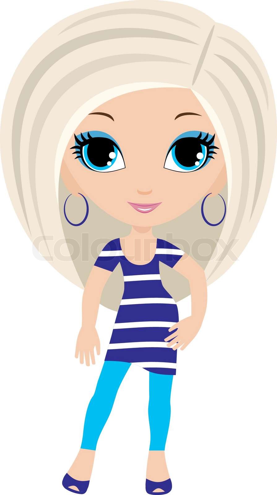 Woman cartoon | Stock vector | Colourbox