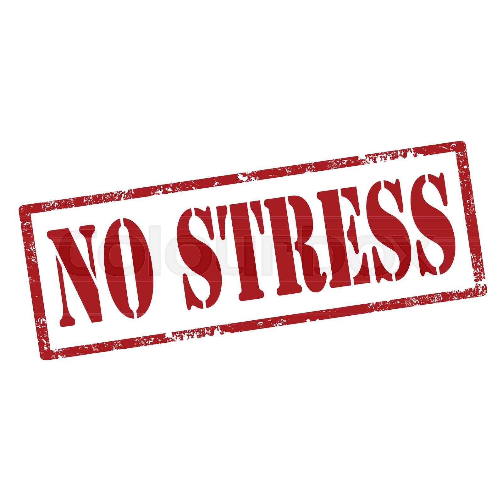 No Stress-stamp | Stock vector | Colourbox