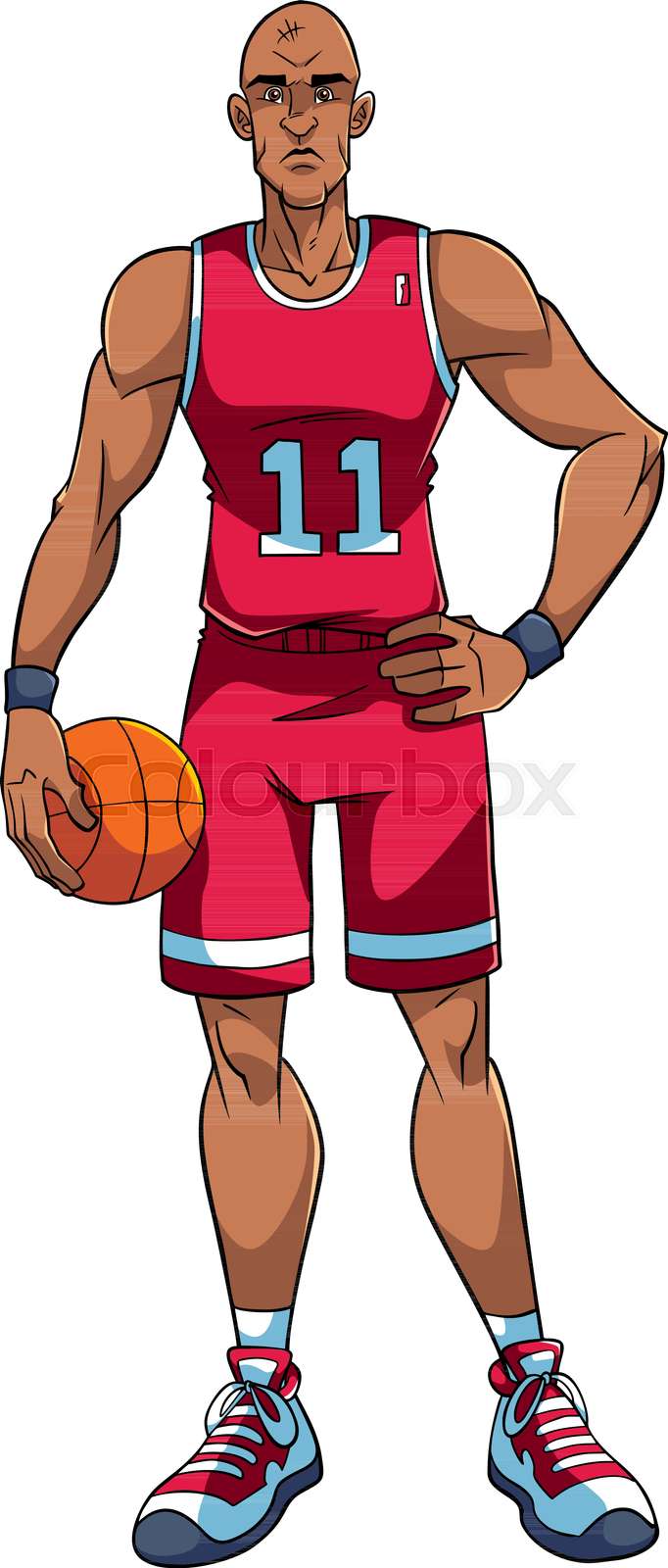 Basketball Player Cartoon | Stock vector | Colourbox