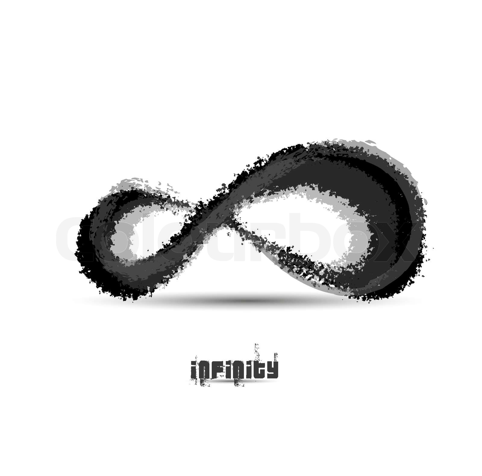 Infinity symbol. Vector. | Stock vector | Colourbox