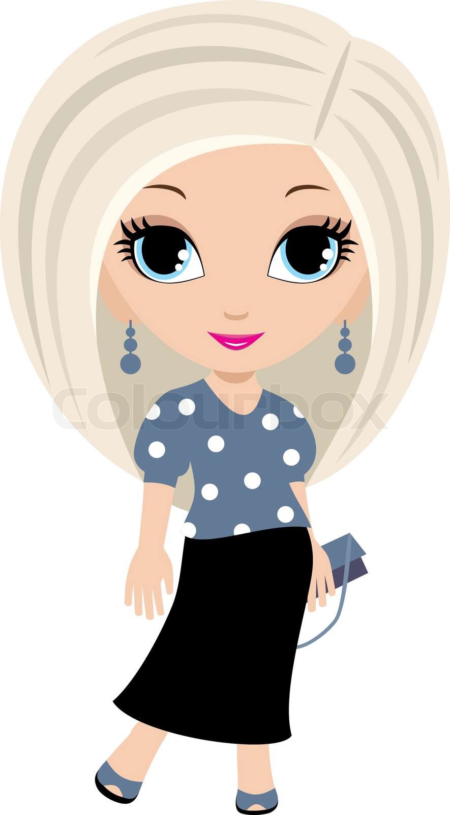 Woman cartoon | Stock vector | Colourbox