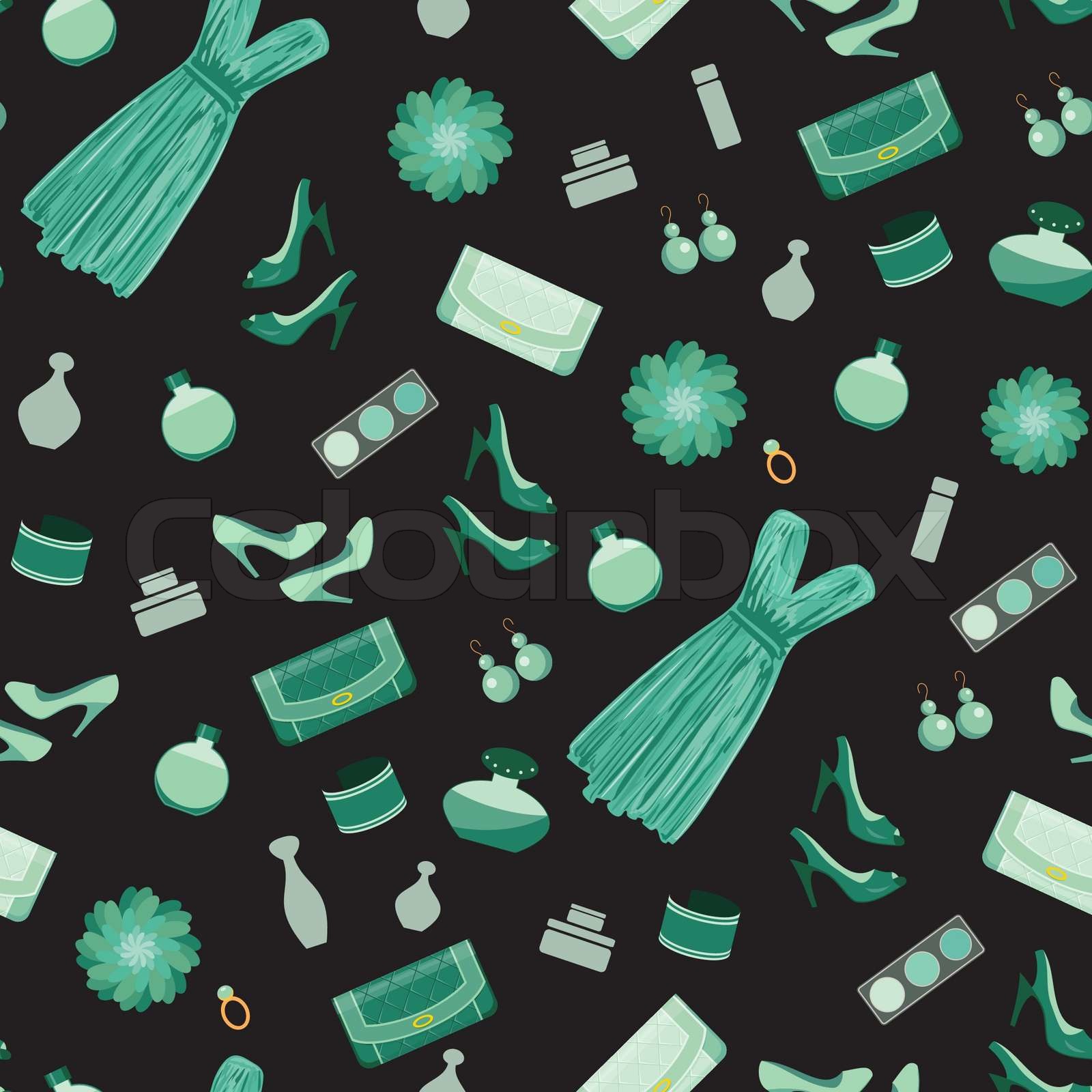 Seamless fashion pattern | Stock vector | Colourbox