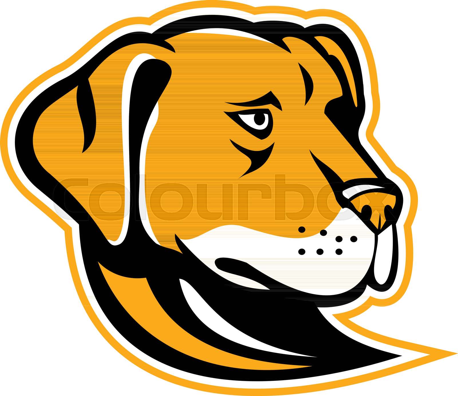 Labrador Retriever Dog Mascot | Stock vector | Colourbox