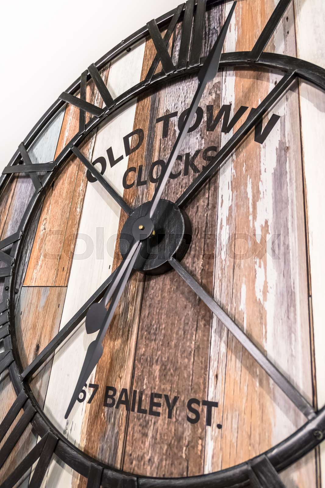 Wooden Clock Face | Stock image | Colourbox