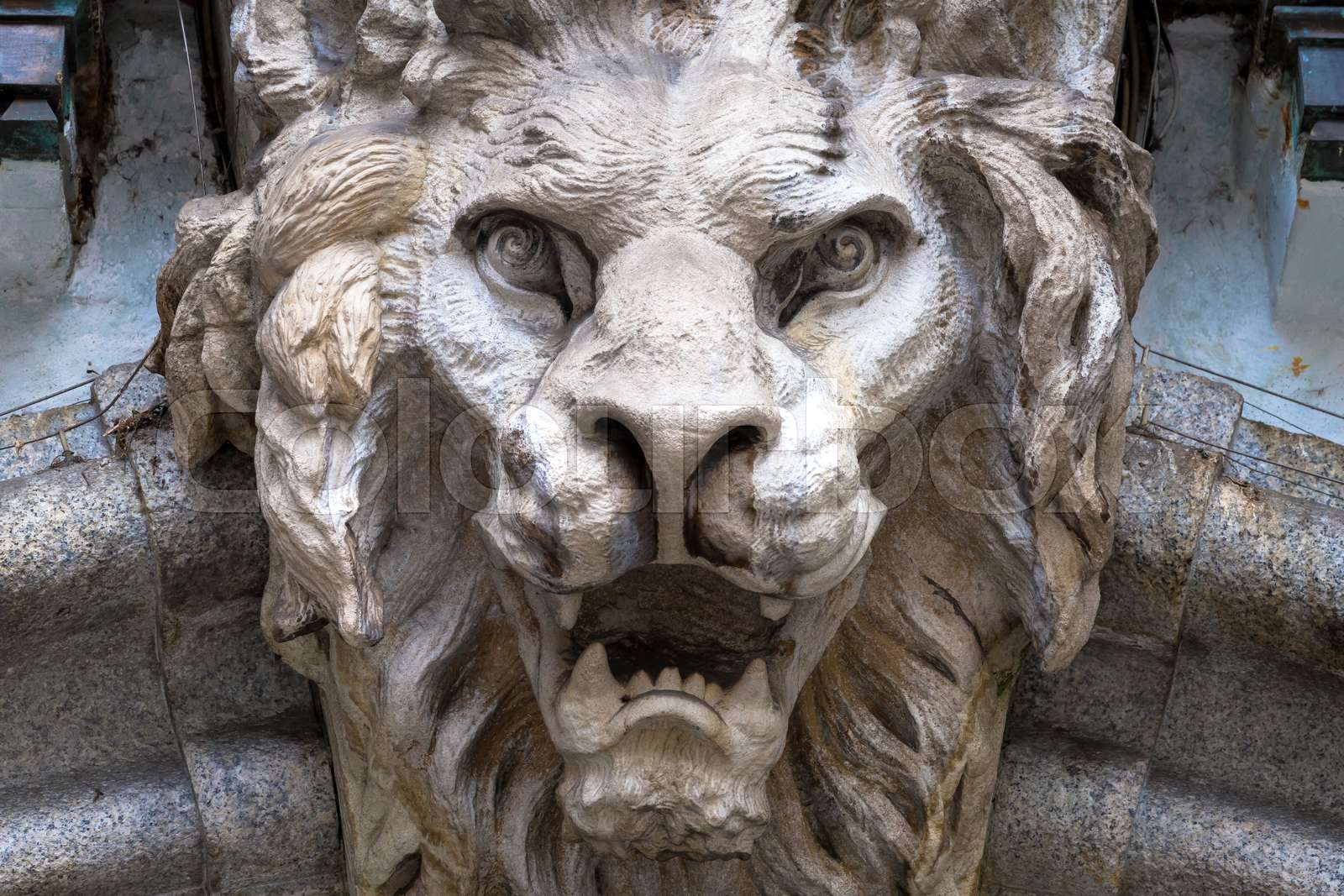 Lion-Shaped Demon head | Stock image | Colourbox