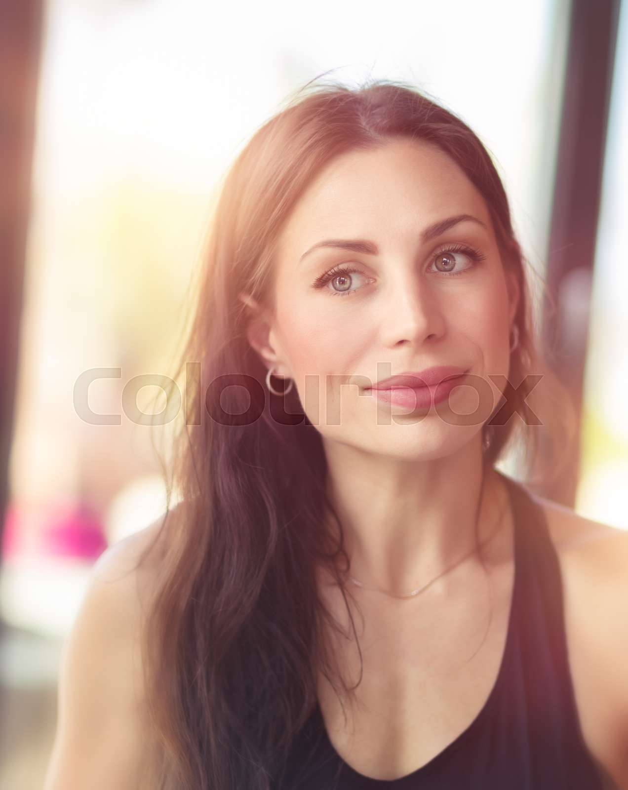 Authentic woman portrait | Stock image | Colourbox