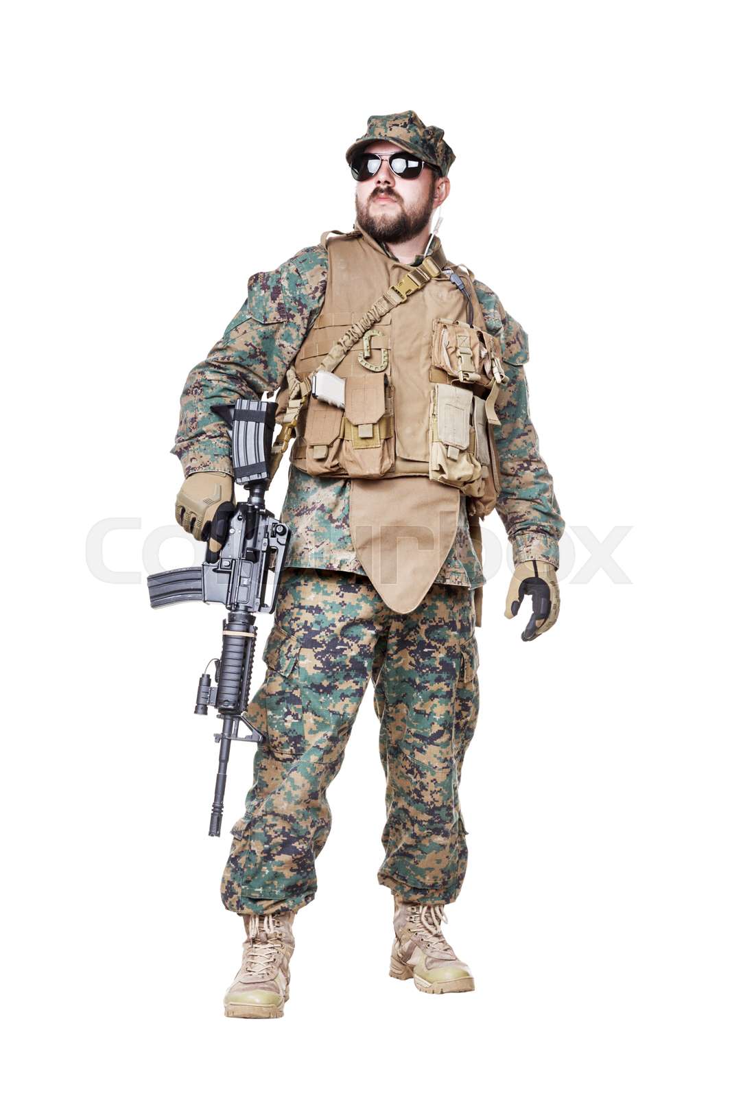 US Marine Soldier | Stock image | Colourbox