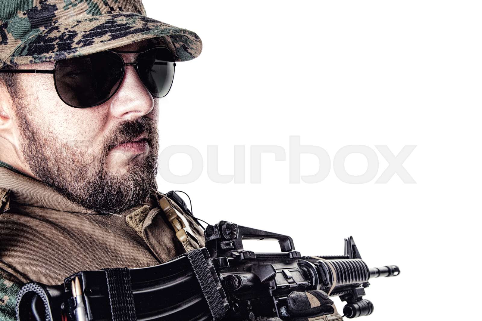 US Marine Soldier | Stock image | Colourbox