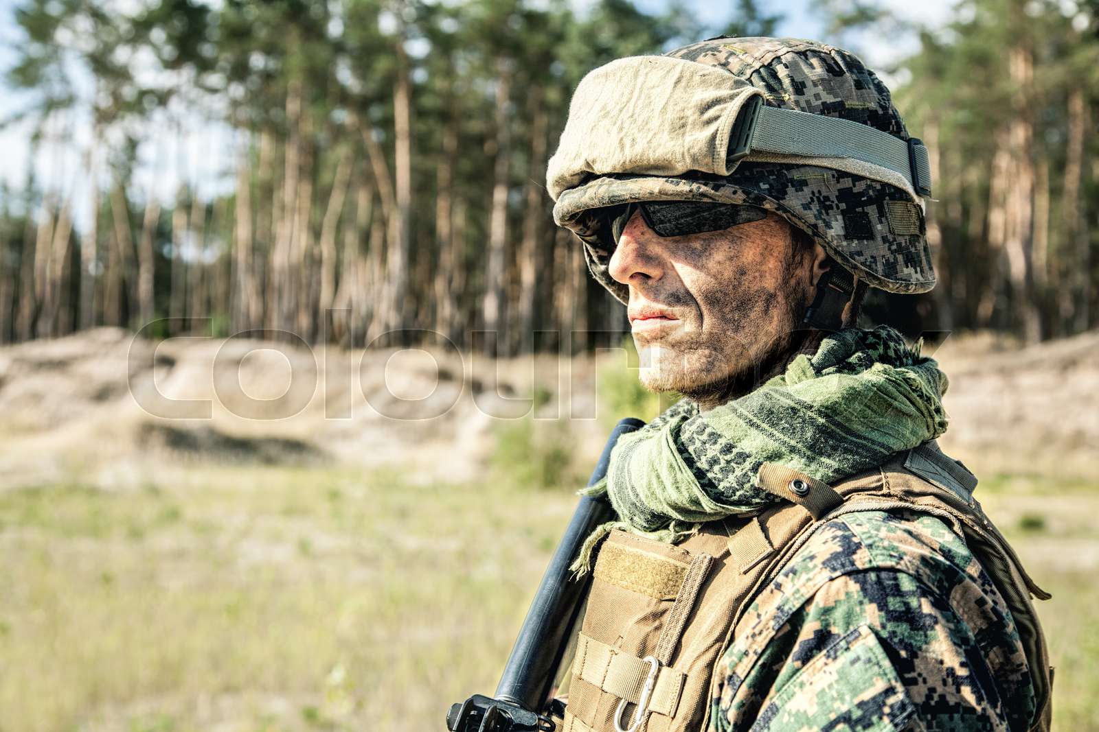 US Marine Soldier | Stock image | Colourbox