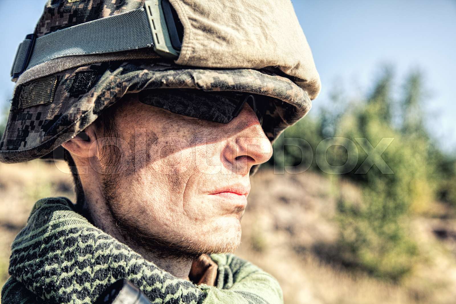 US Marine Soldier | Stock image | Colourbox
