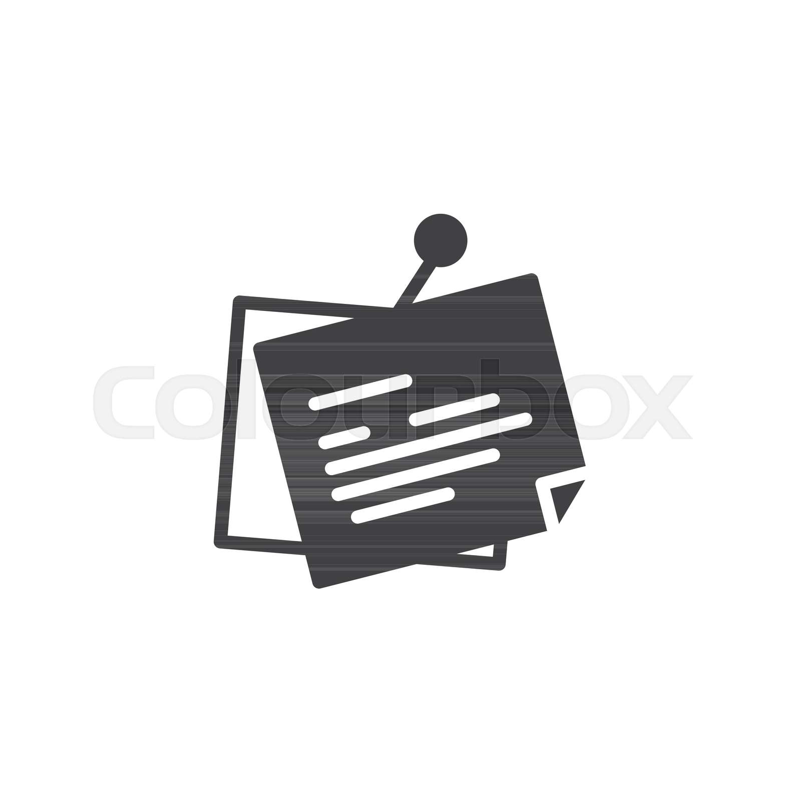 pictograma, apuntes, recordar | Vector de archivo | Colourbox