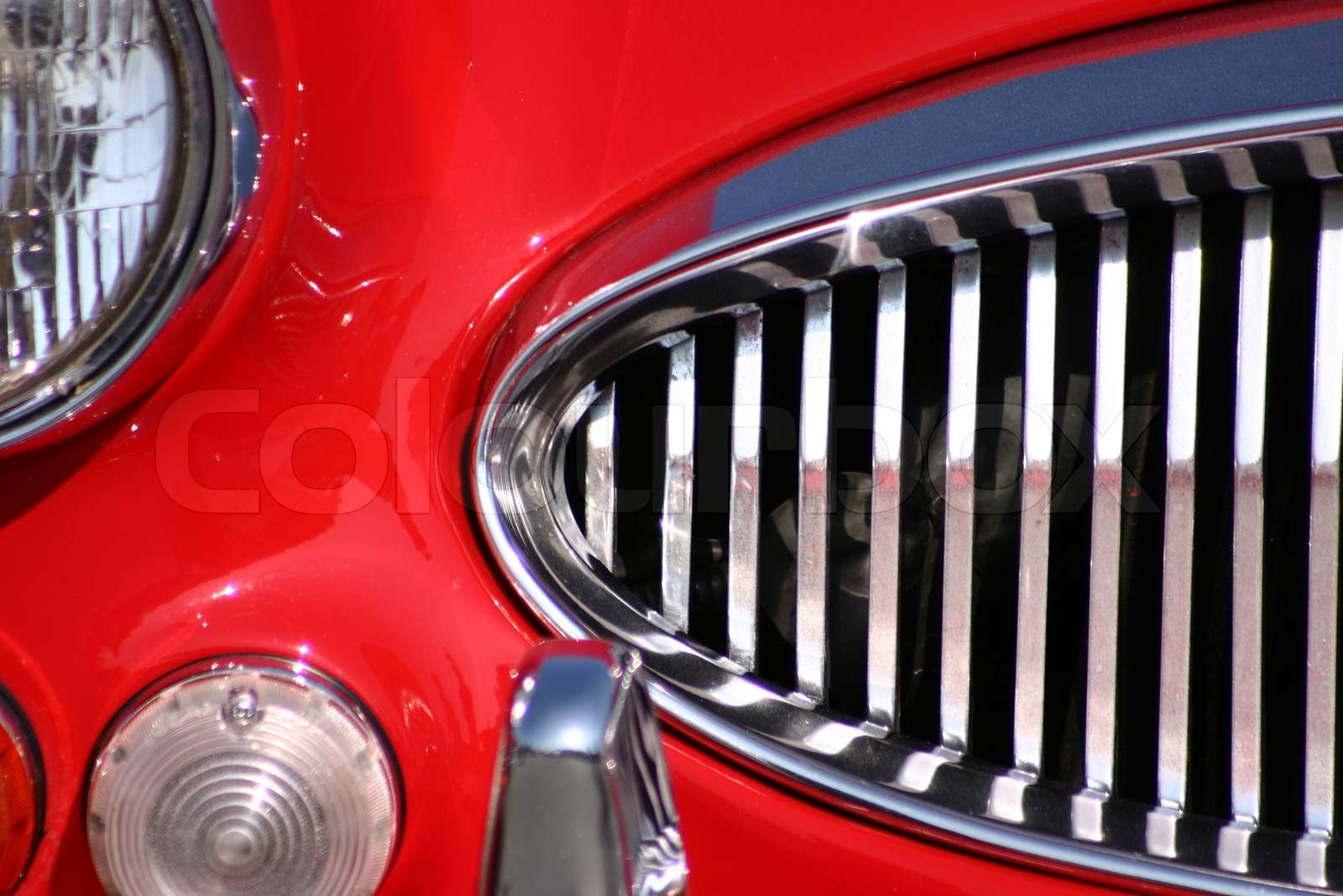 close up of old collection vintage cars | Stock image | Colourbox