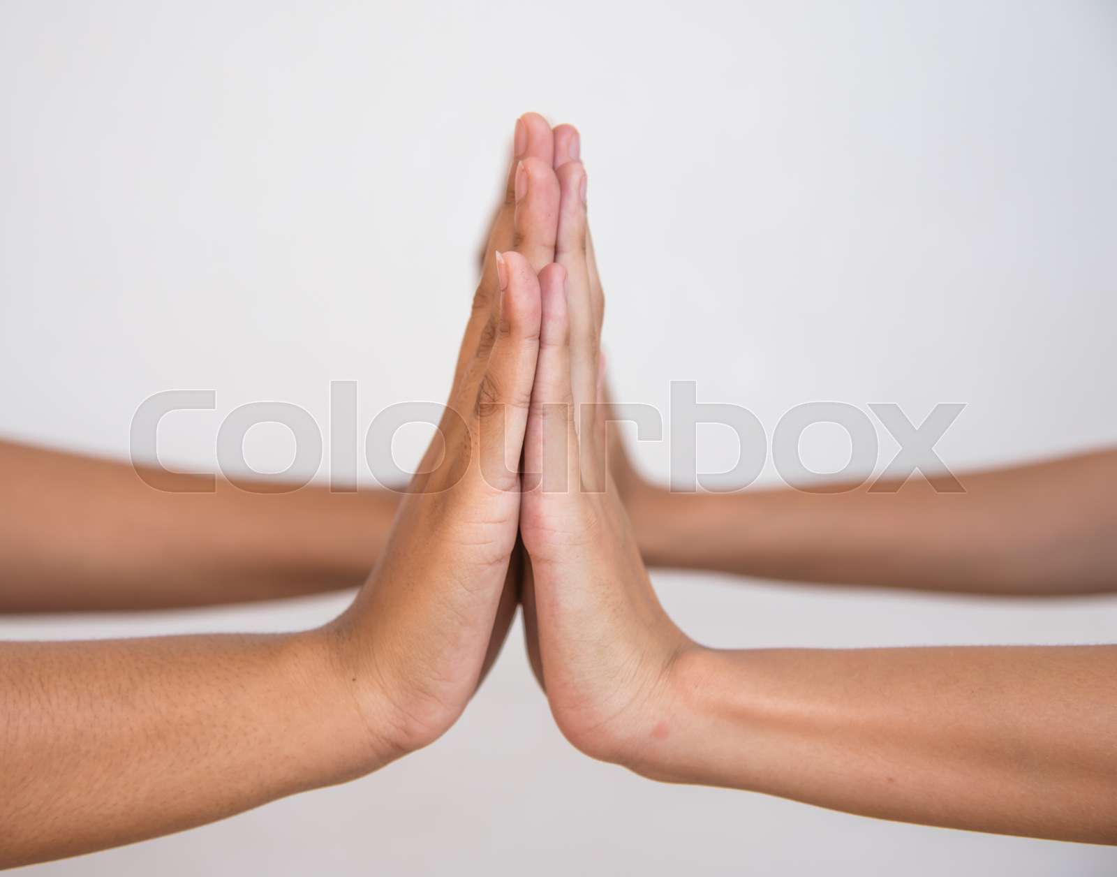 Touching hand | Stock image | Colourbox