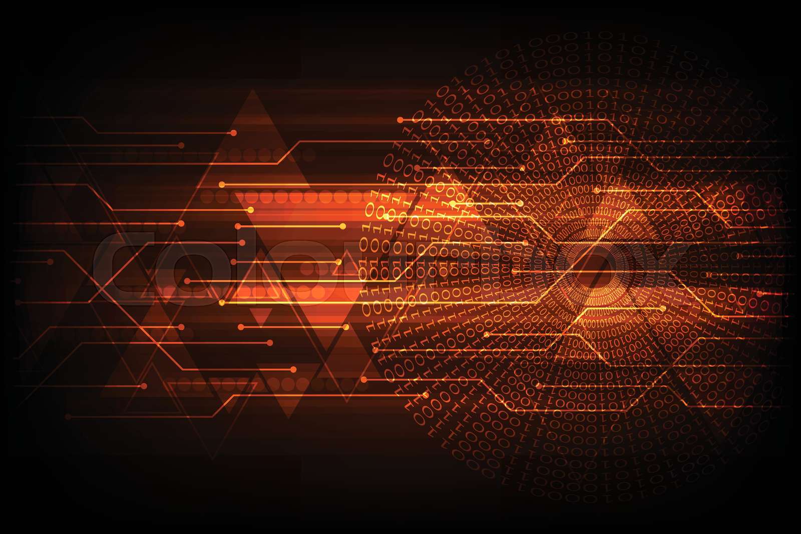 Vector technology circuit design. | Stock vector | Colourbox