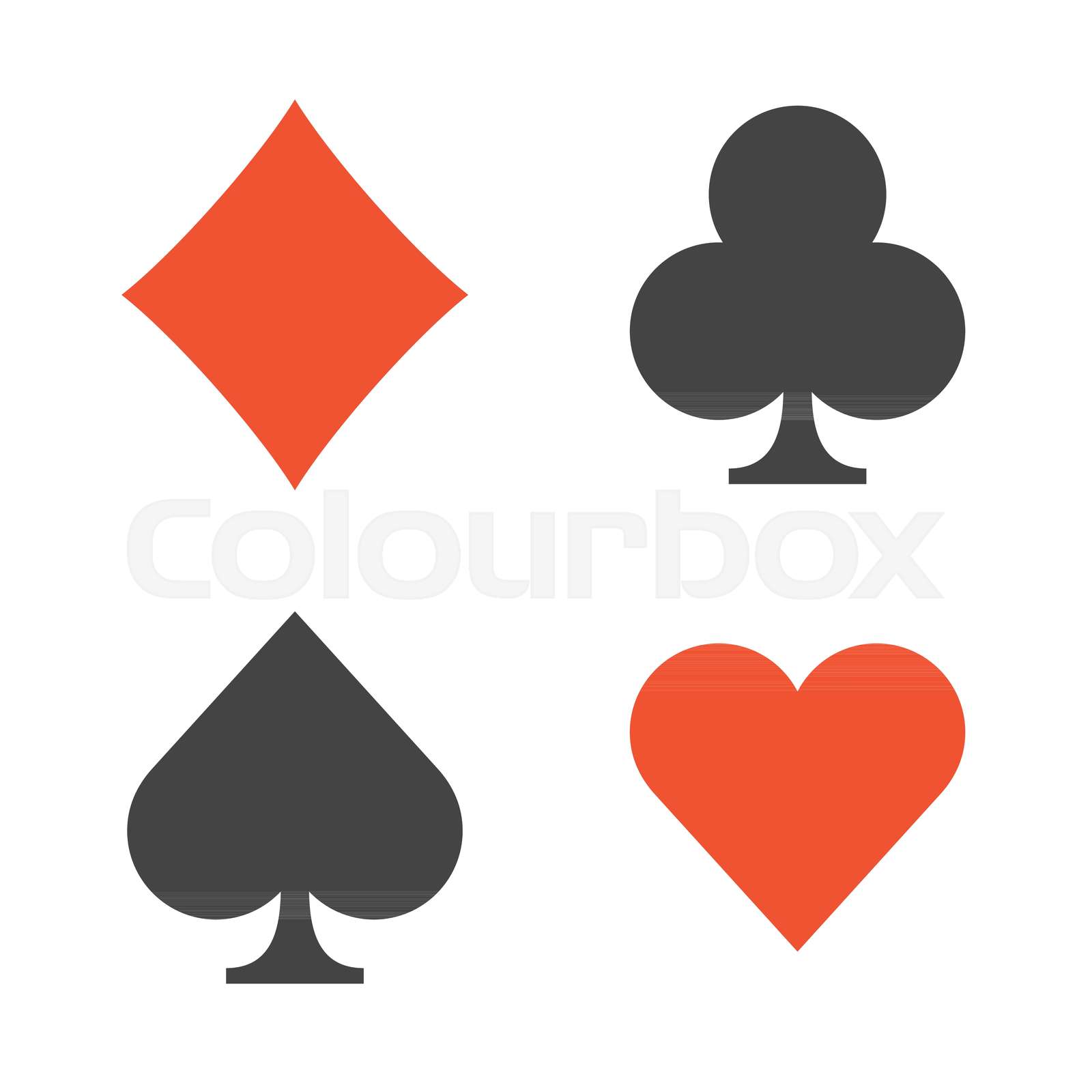 spille, kort, spil | Stock vektor | Colourbox